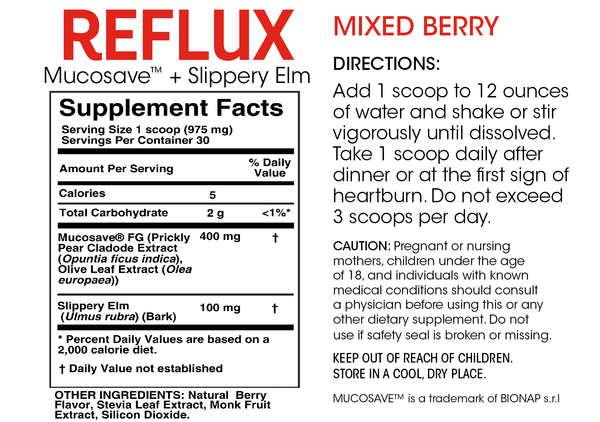 Reflux - Mucosal Support to Fight Acid Reflux, Indigestion, and more ...