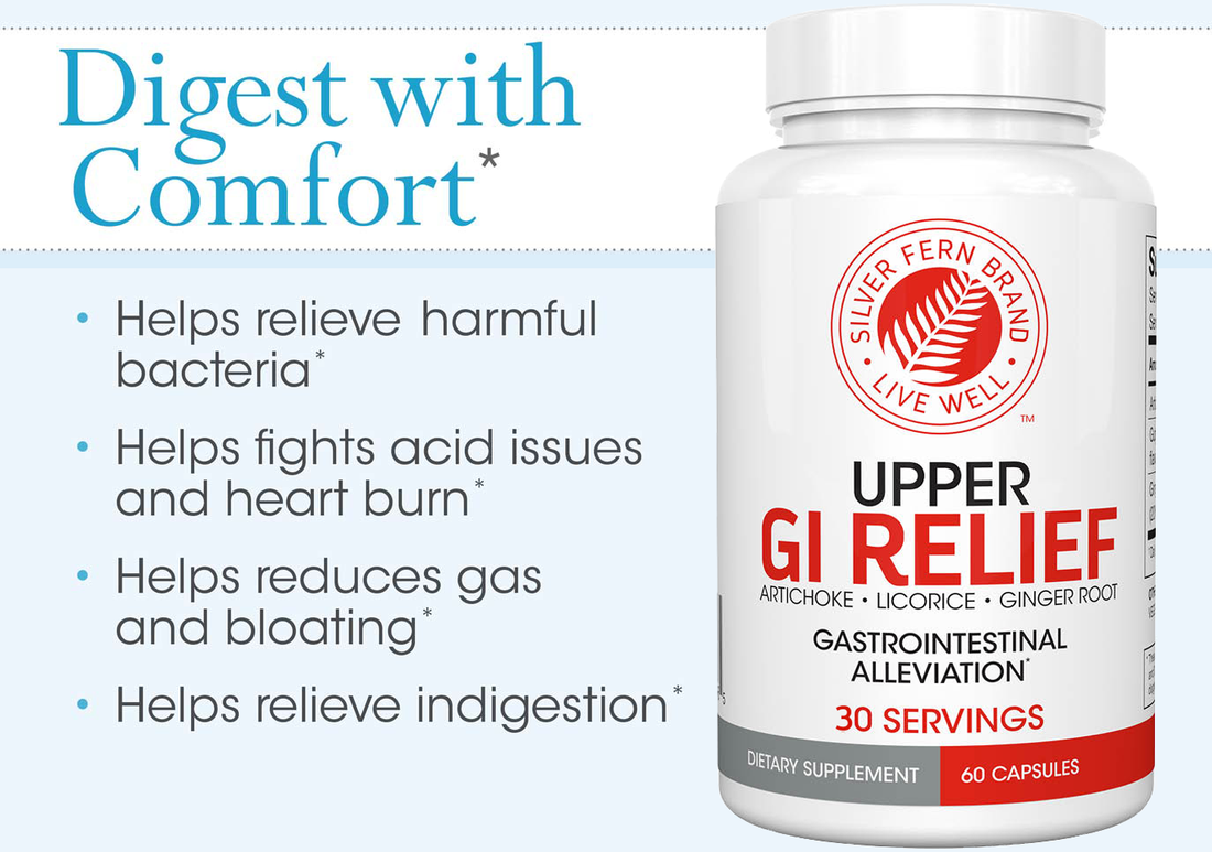 Upper & Lower GI Digestion Support Kit - GI Relief & Digestive Enzymes ...