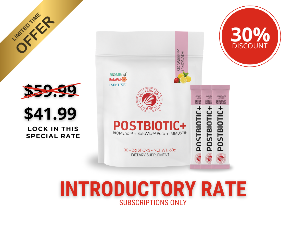 Postbiotic+ - Gut and Immune Health Support – Silver Fern™ Brand