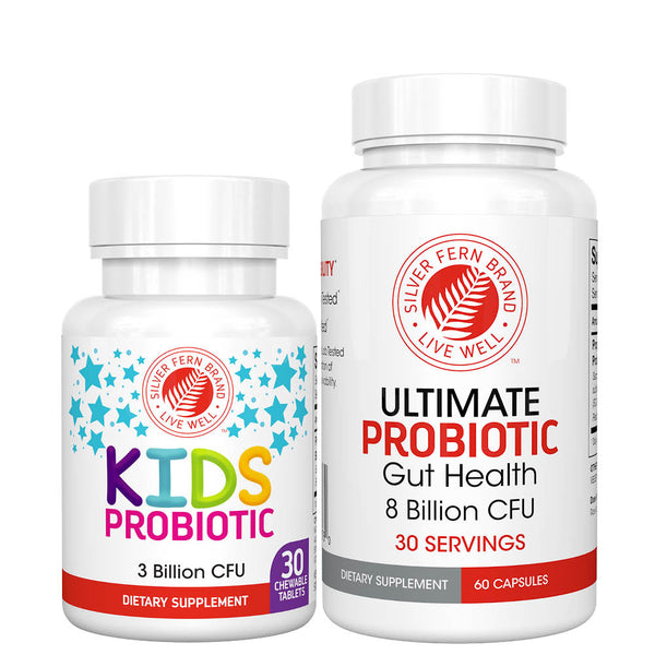 Ultimate Probiotic Bundle Pack - Adult + Kid Digestive Health Options ...