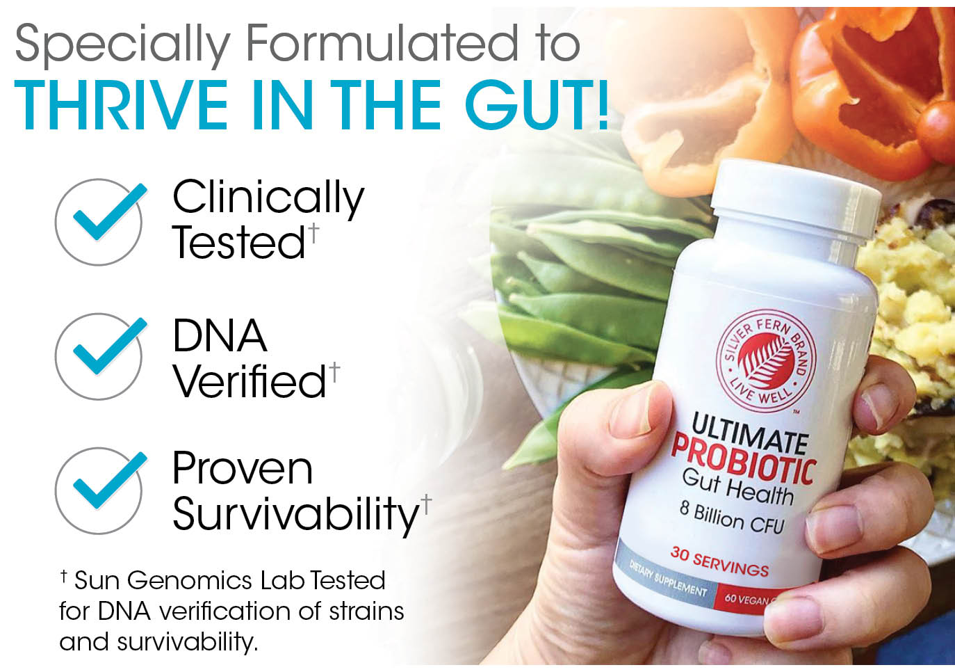 Ultimate Probiotic Supplement - 8 Billion CFU Pharmaceutical Grade ...