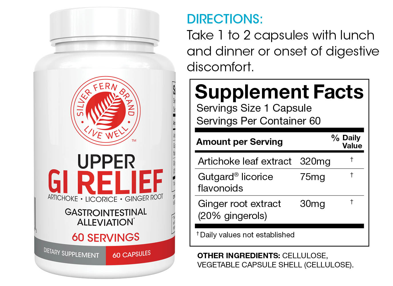 Reflux Plus Kit - Relief from Acid Issues – Silver Fern™ Brand